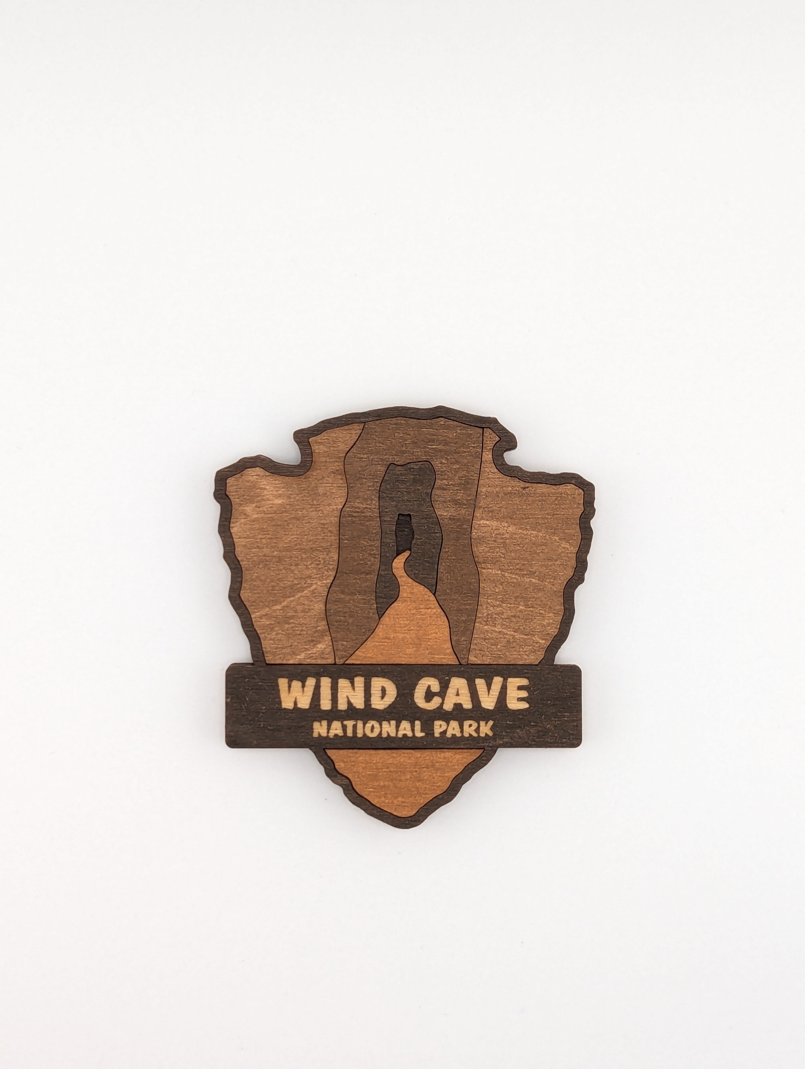 Wind Cave National Park Badge – Knit and Nailed